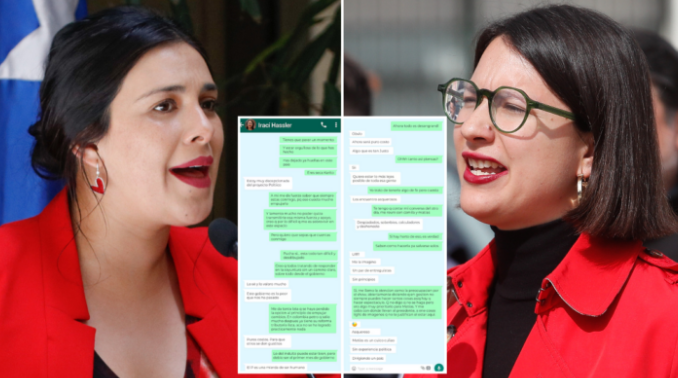 Revelan contenido de chats entre Karol Cariola e Irací Hassler: «El P ...